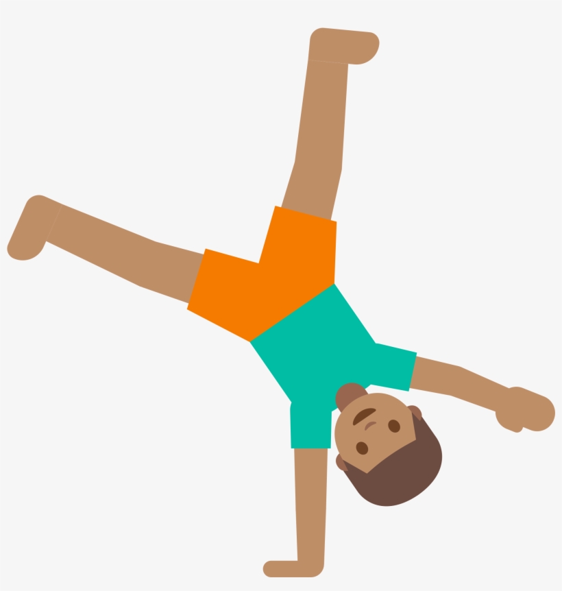 Open - Gymnastic Emoji - 2000x2000 PNG Download - PNGkit