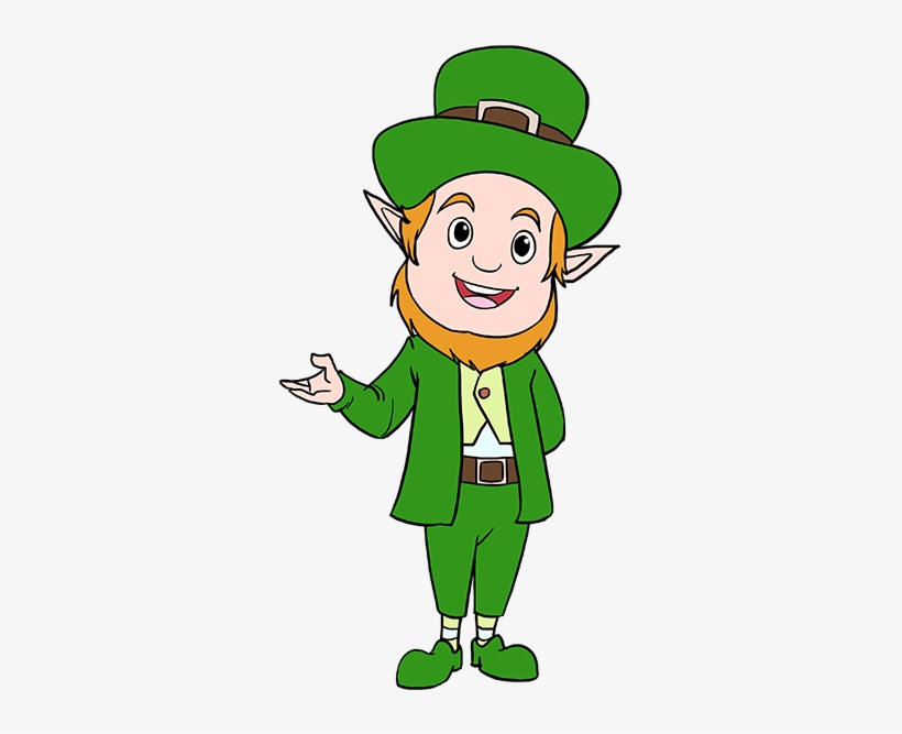 How To Draw Leprechaun - Drawing St Patrick's Day Thing Step By Step ...
