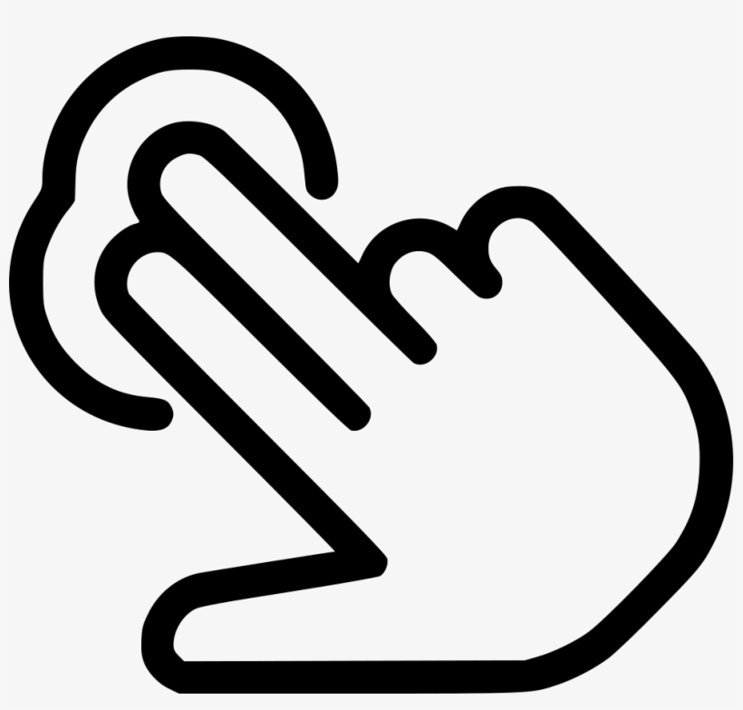 Finger Touch - - Icon - 981x890 PNG Download - PNGkit