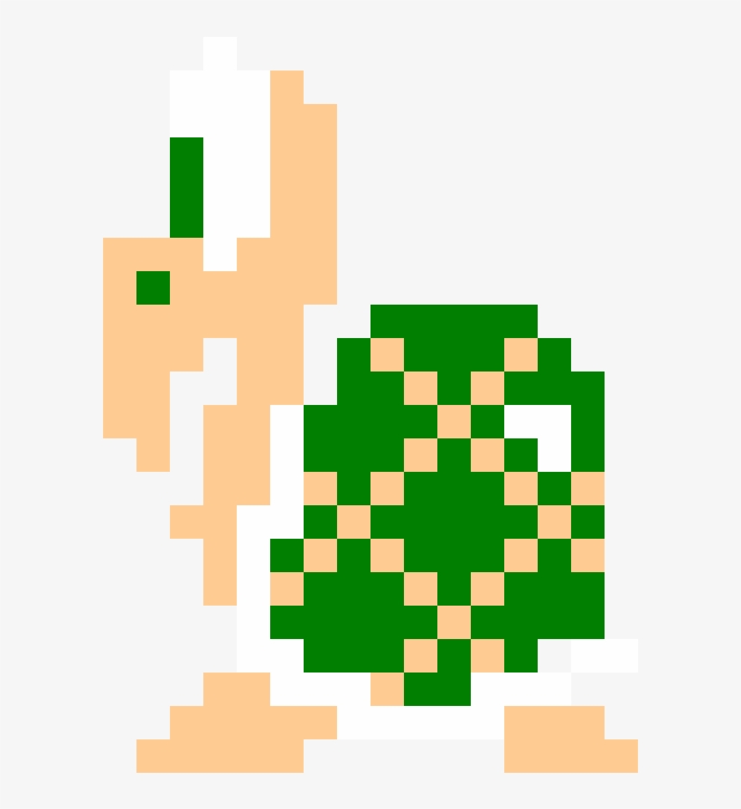 Koopa Troopa - Pixel Koopa Troopa Transparent - 1184x1184 PNG Download ...