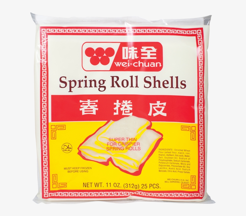 Fz Wc Egg Roll Shell - Wei Chuan Spring Roll Shells - 640x640 PNG ...