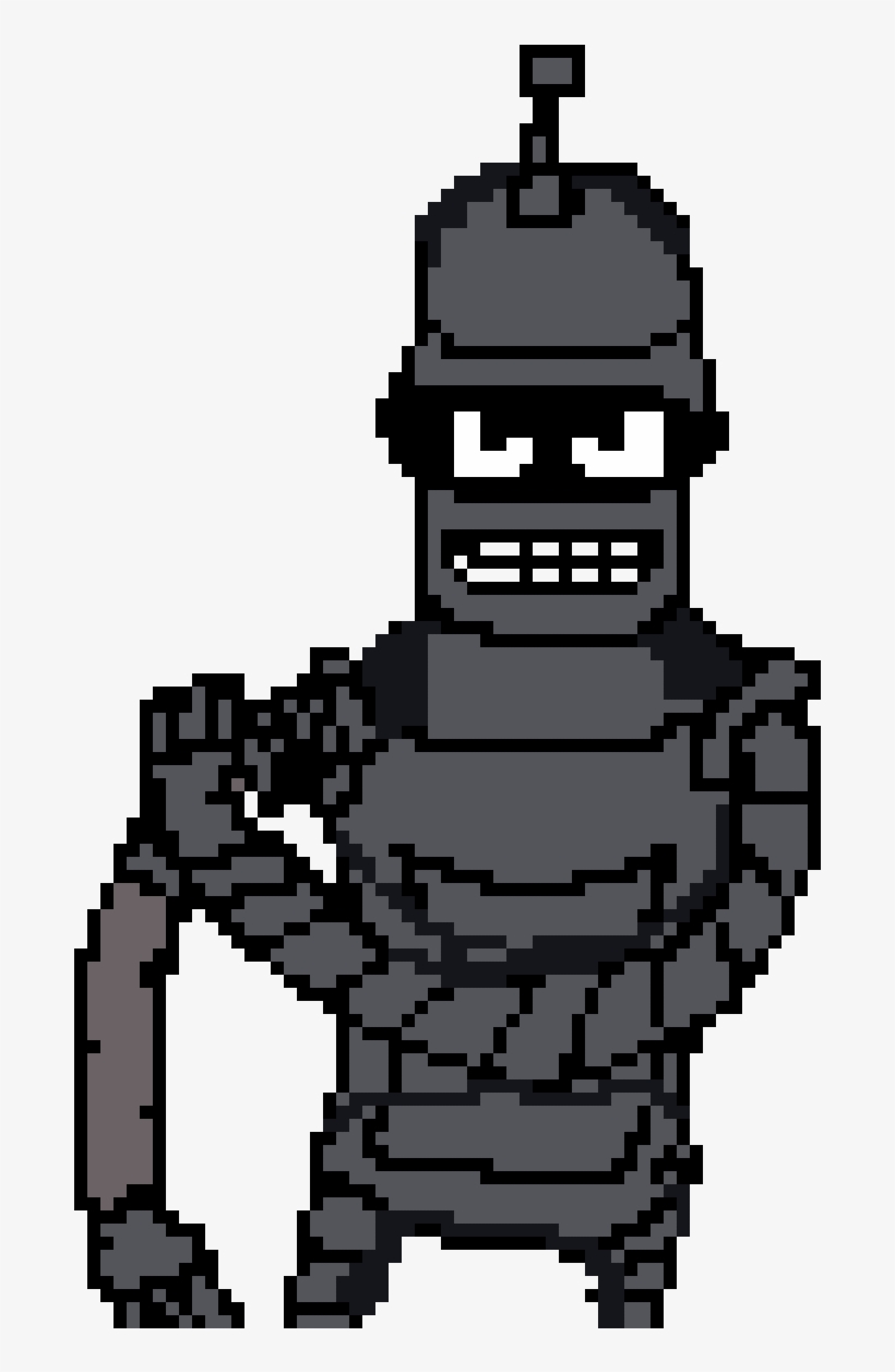 Bender From Futurama - Illustration - 1200x1200 PNG Download - PNGkit