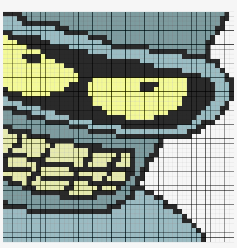 Futurama Bender Perler Bead Pattern / Bead Sprite - Bender Pixel Art ...