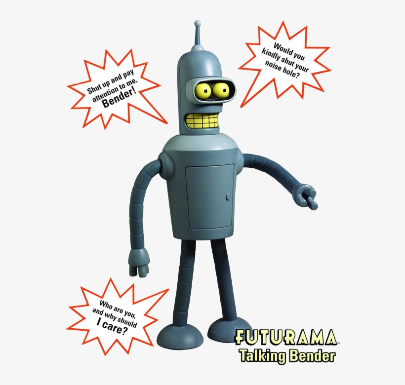 Talking Bender Figure - Futurama: Talking Bender Action Figure ...
