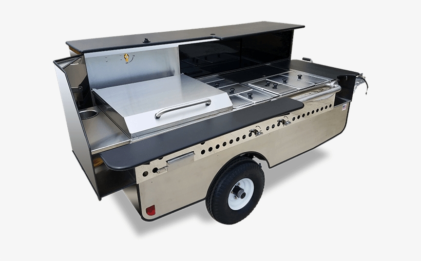 Chef Mobile Food Cart - Hot Dog Cart - 640x431 PNG Download - PNGkit