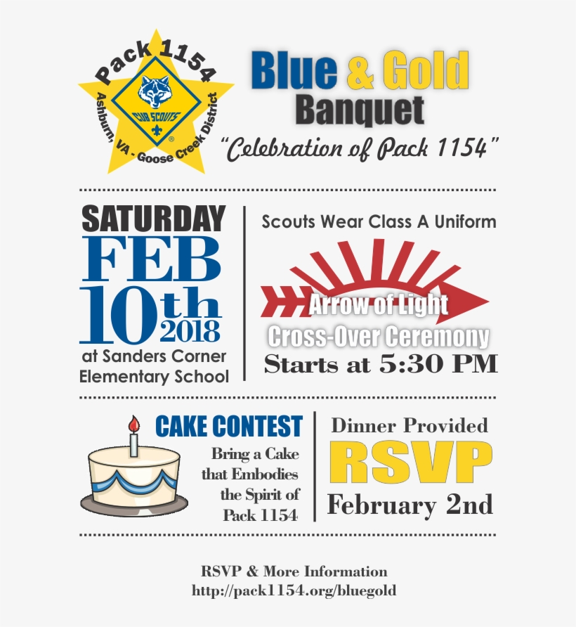 Blue And Gold Banquet Invite - Cub Scout Clip Art - 600x812 PNG ...