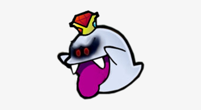 Super Mario Paper King Boo - 420x420 PNG Download - PNGkit