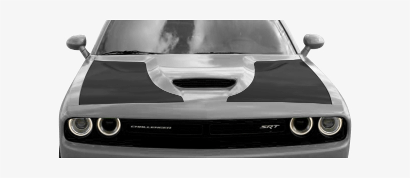 Download Transparent Dodge Challenger 2015 Hellcat/392 Hood Side ...