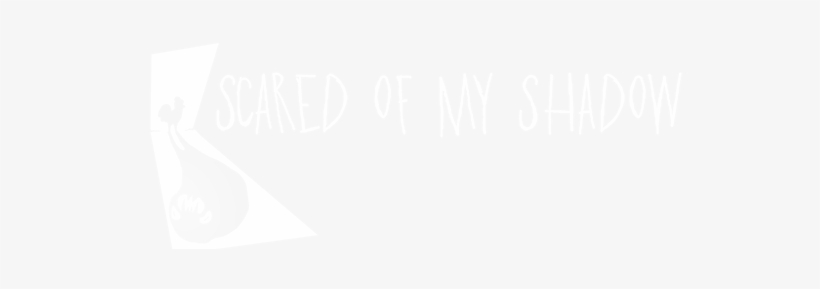Scared Of My Shadow - White Colour Dp For Whatsapp - 613x218 PNG ...