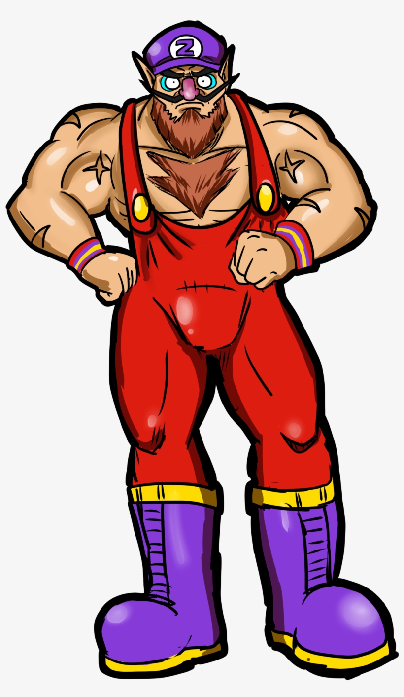 Zangief-waluigi Fusion - Muscle - 1200x1800 PNG Download - PNGkit