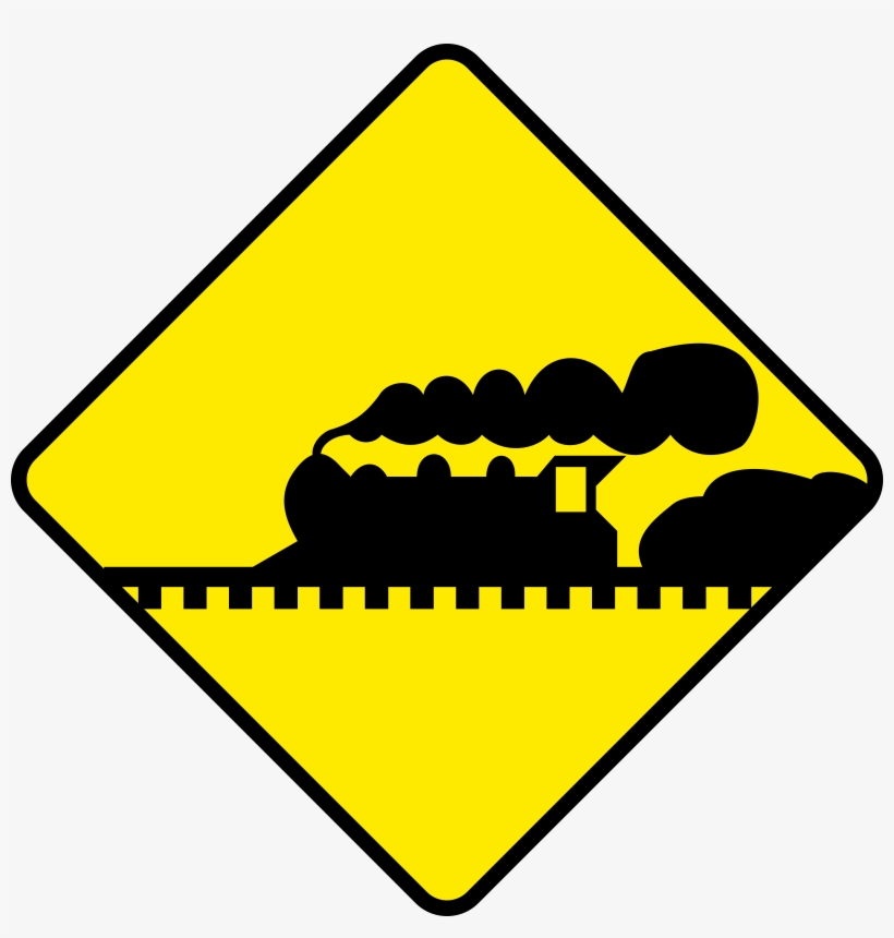 This Free Icons Png Design Of Train Road Sign - 2400x2400 PNG Download ...