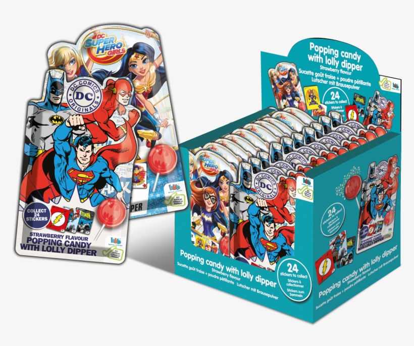 Dc Comics & Dc Superhero Girls Popping Candy - Dc Super Hero Girl Candy ...