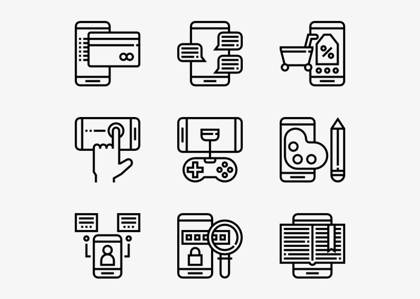 Mobile Apps - Design Icons - 600x564 PNG Download - PNGkit