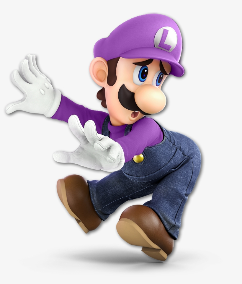 Ultimatei Recolored Luigi's Smash 5 Render To Purple - Super Smash Bros ...