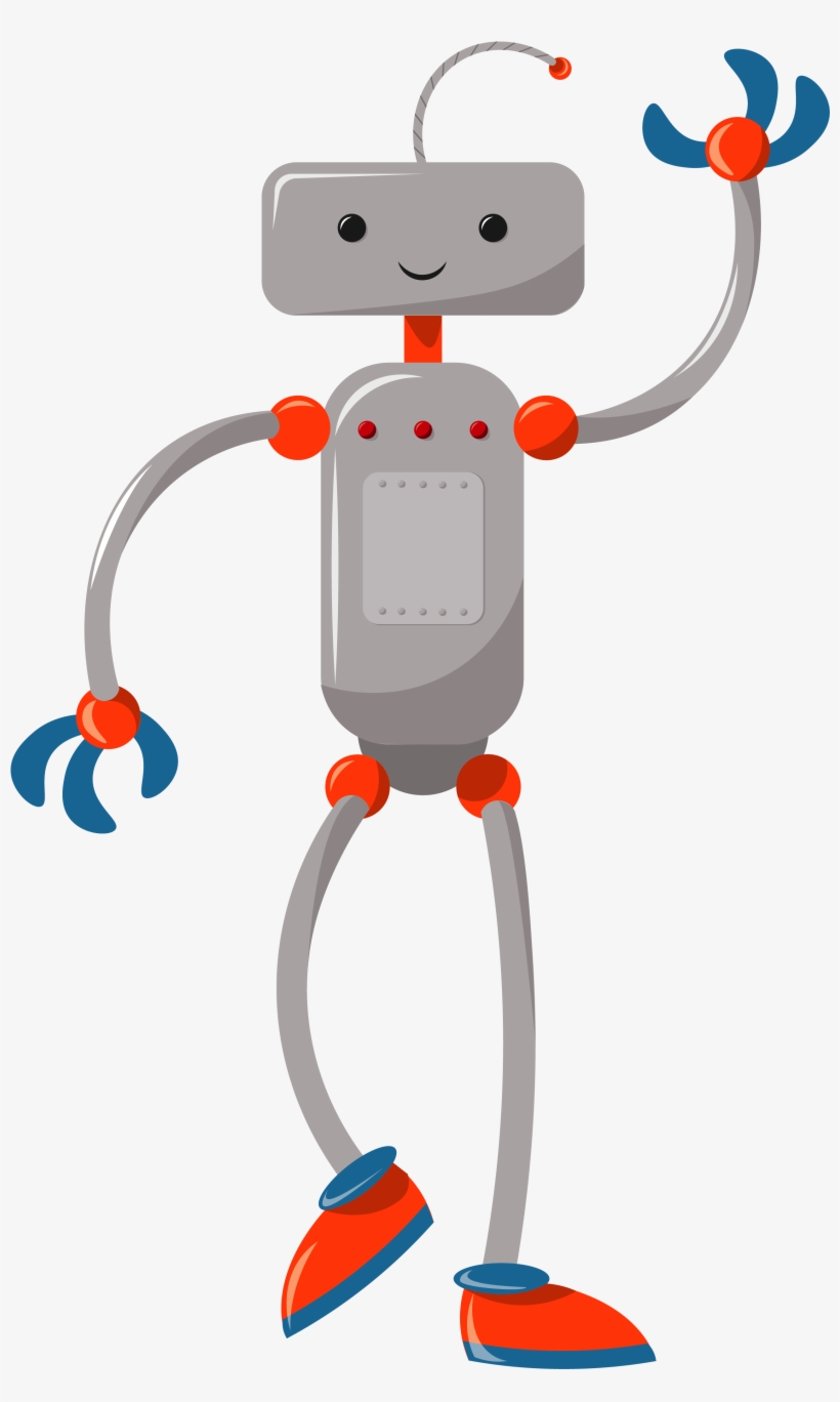 Little Robot - Cartoon - 3300x5100 PNG Download - PNGkit