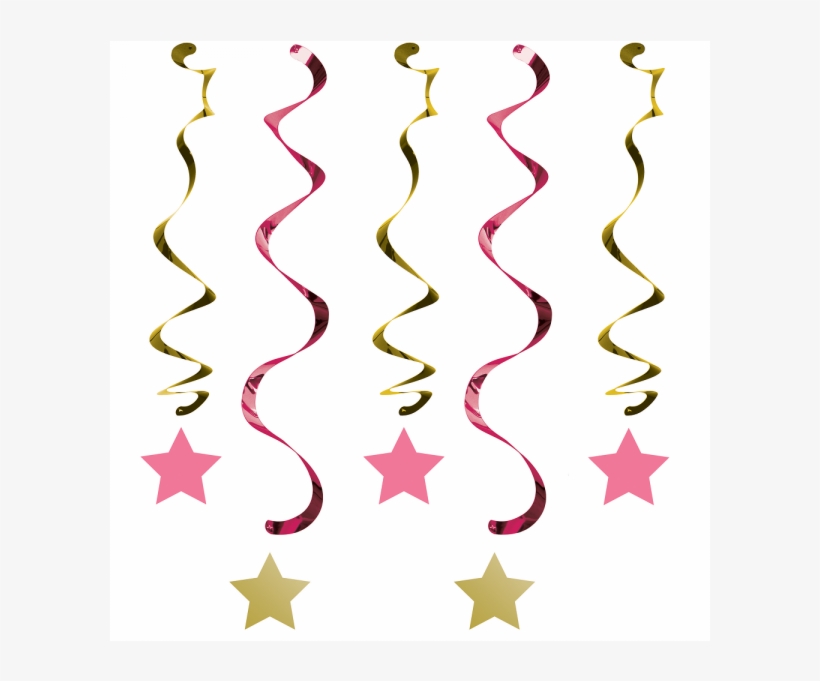 Party Decoration Twinkle Little Star Pink Swirl Decoration - One Little ...