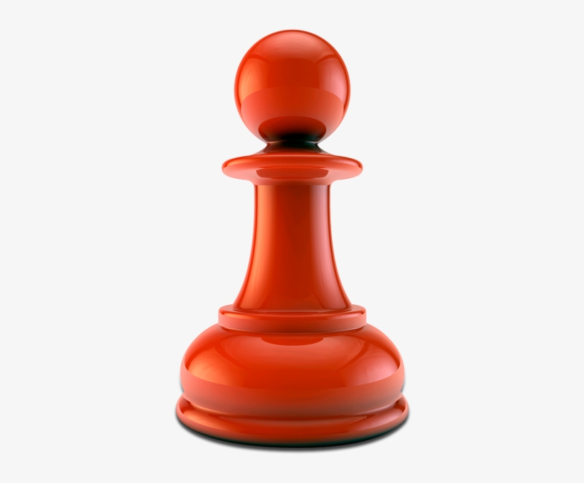 Ontos - Red Chess Piece Pawn - 413x678 PNG Download - PNGkit