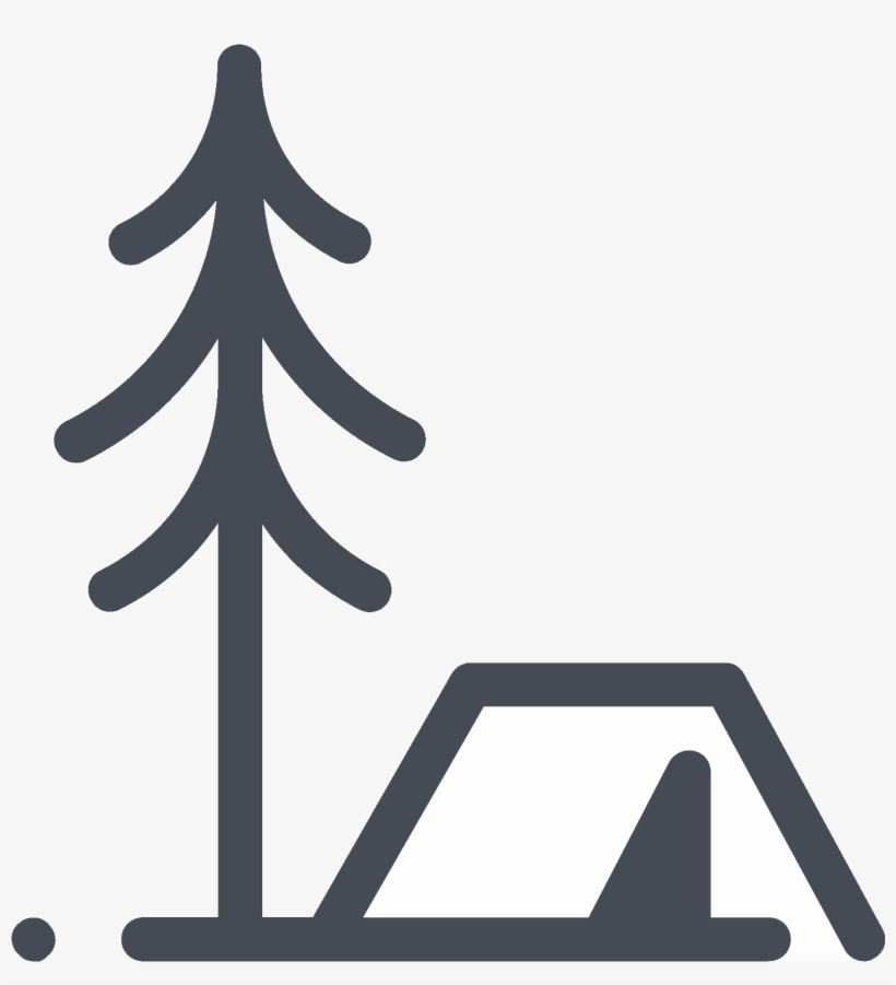 Tent In The Forest Icon - Icon - 1600x1600 PNG Download - PNGkit