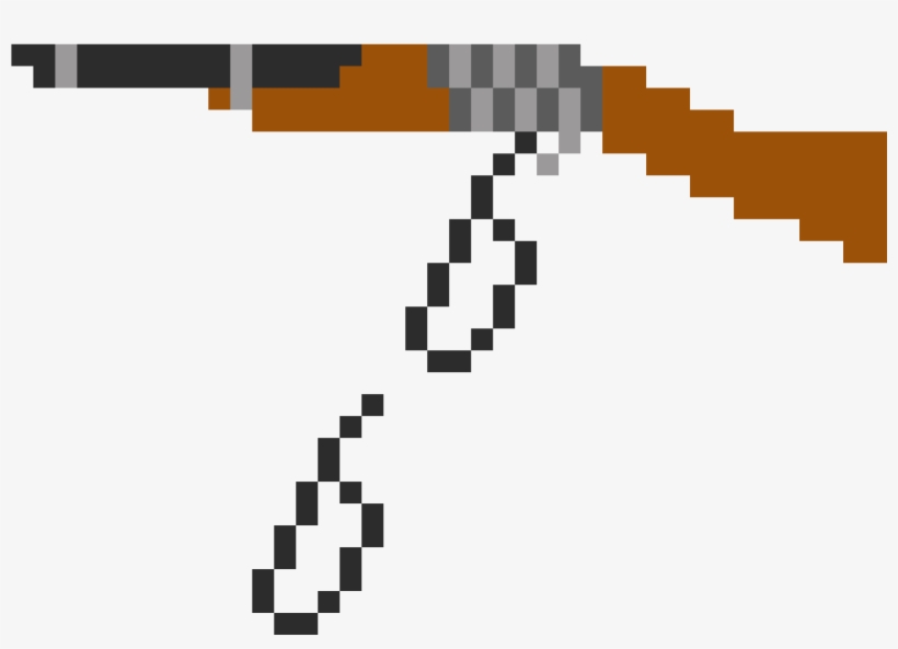 Lever Action Rifle - Pixel Lever Action Rifle - 2350x1850 PNG Download ...