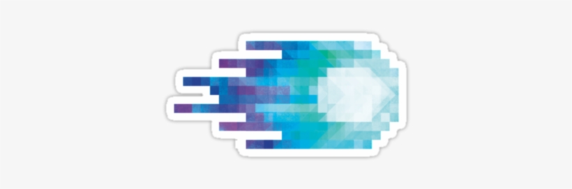 Download Transparent "blue Pixel Fireball" Stickers By Carlydraws ...