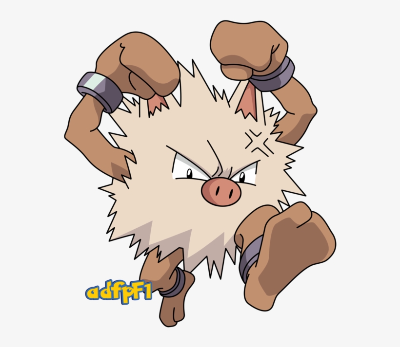 Primeape Png - Primeape Adfpf1 - 600x674 PNG Download - PNGkit