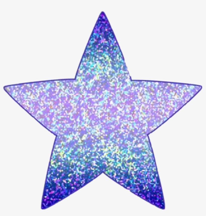 Purple Glitter Stars