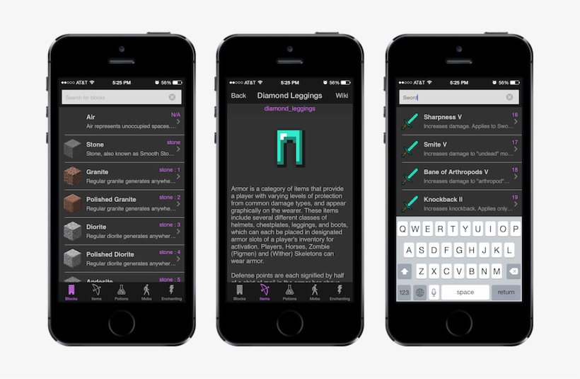 Mineids For Minecraft Is The Only Id App That Has Been - Iphone Sdk ...