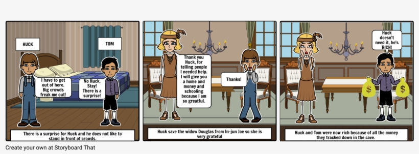 Tom Sawyer Chapter 34 - Cartoon - 1164x385 PNG Download - PNGkit