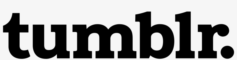 Tumblr Logo Black - Black Tumblr Logo Png - 2400x497 PNG Download - PNGkit