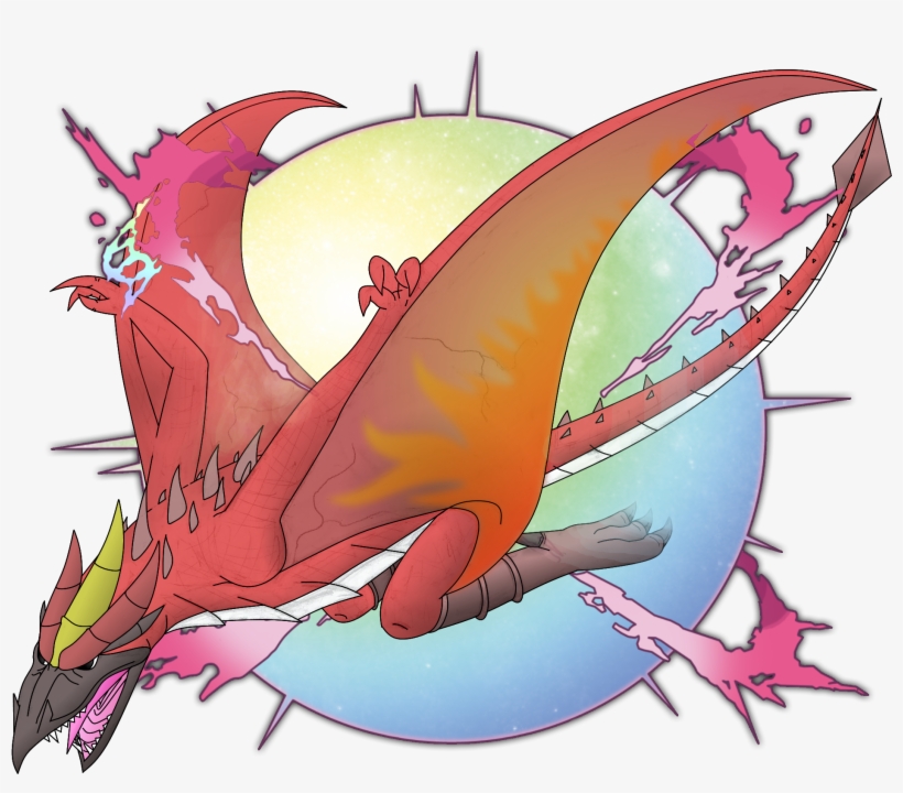 Download Transparent Mega Evolution Rodan - Cartoon - PNGkit
