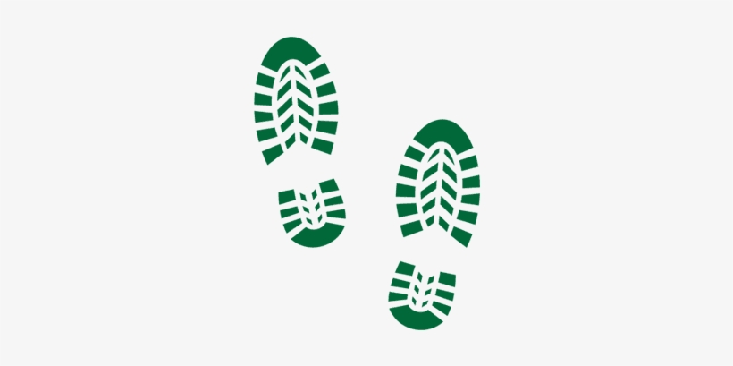 Walking Trails - Boot Print - 425x344 PNG Download - PNGkit