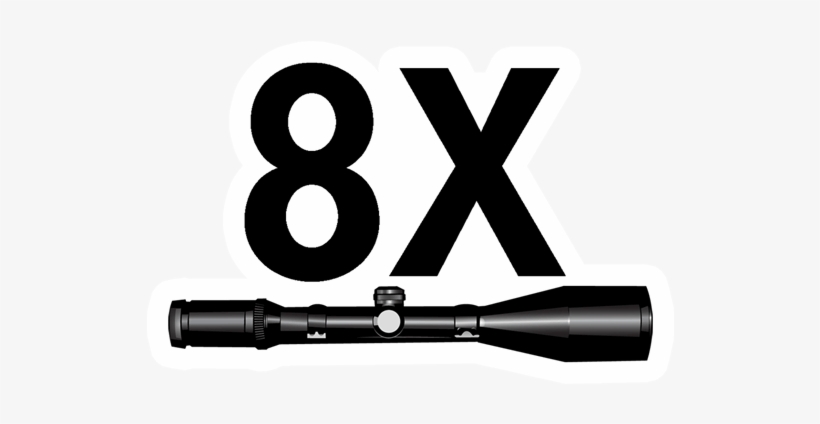 Download Transparent 8x Scope Pubg Sticker - 8x Scope In Pubg - PNGkit