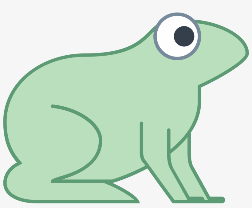 It's An Image Of The Side Profile Of A Frog - Rana Png - 1600x1600 PNG ...
