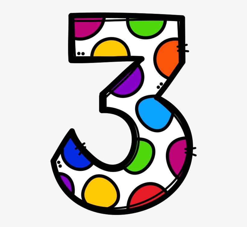 Rainbow Dot White 3 - Numeros Melonheadz - 604x805 PNG Download - PNGkit