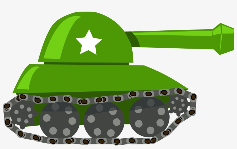 Big Image - Tank Cartoon - 2400x1380 PNG Download - PNGkit