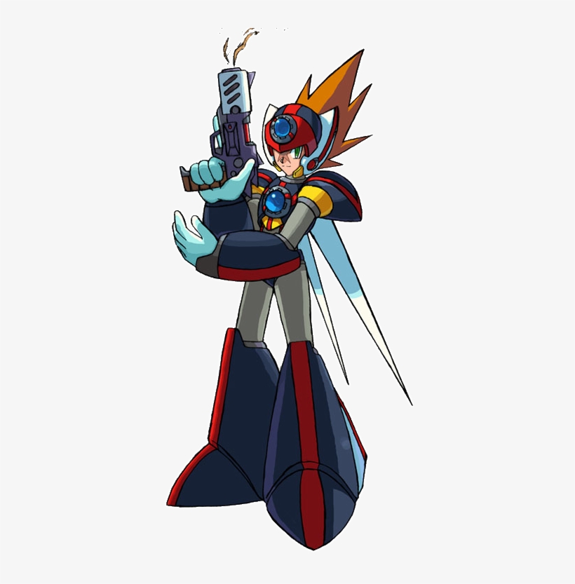 Megaman X Axl Render - 360x753 PNG Download - PNGkit