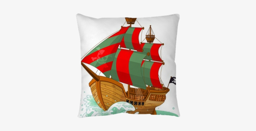 Pirate Ship Cartoon Stickers - 400x400 PNG Download - PNGkit