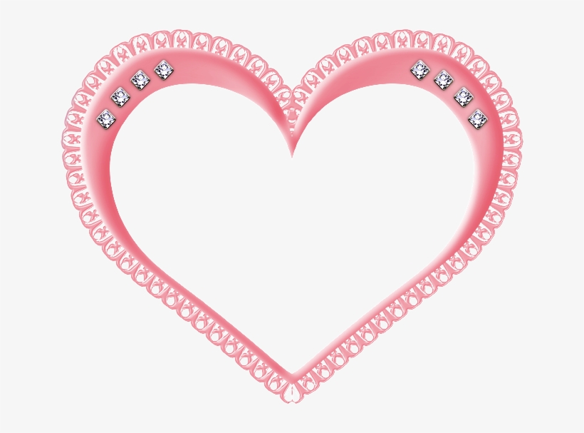 Heartbeat Clipart Heart Tattoo Design - Heart Shaped Border Design ...