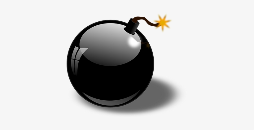 Bomb Explosive Detonation Fuze Fuse Explos - Cartoon Bomb Png - 389x340 ...