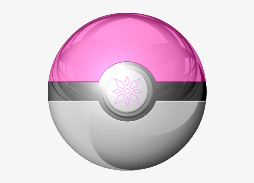 Crest Of Light Pokeball Request Test 1 By Kalel7 On - Pokemon Ball Pink ...
