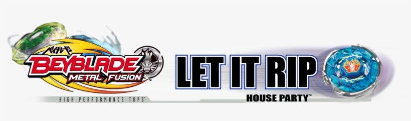 Beyblade Let It Rip Party - Beyblade Metal Fusion [book] - 950x234 PNG ...