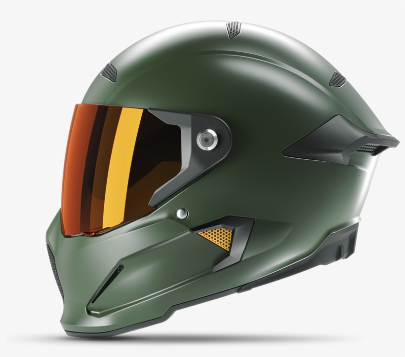 Download Transparent Master Chief Inspired Motorcycle Helmet, Ruroc ...
