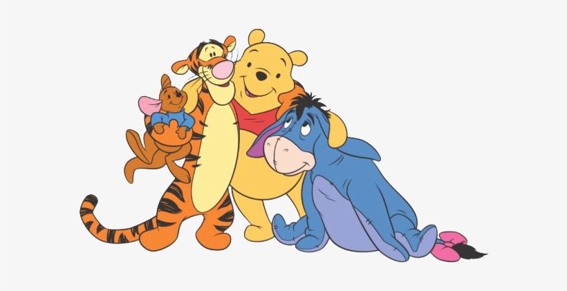 Winnie The Pooh Group Clipart - Tigro Winnie The Pooh - 605x354 PNG ...