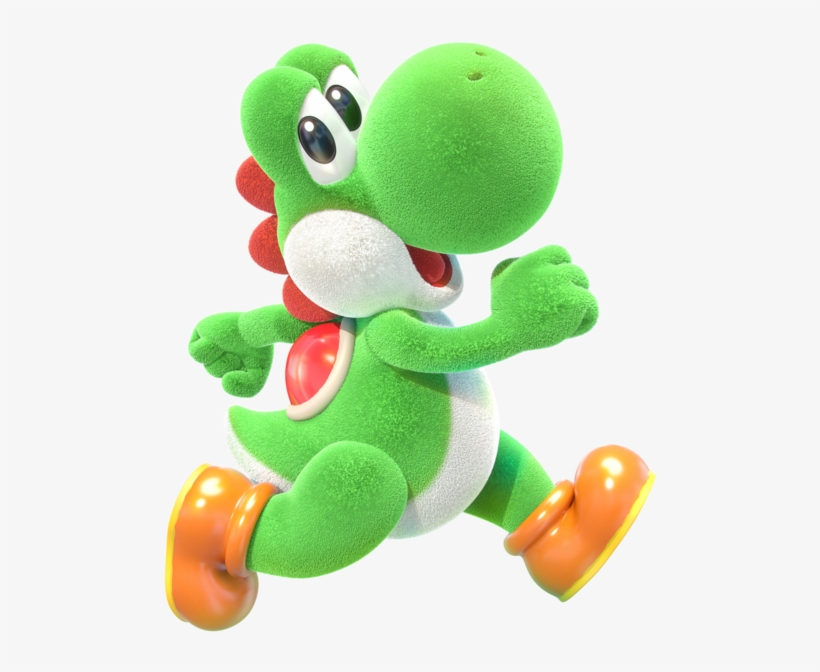 File - Yoshicraftedworld - Yoshi - Yoshi's Crafted World - 525x599 PNG ...