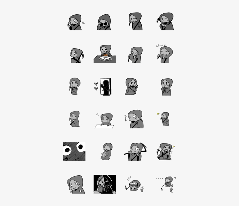 Download Transparent Q Grim Reaper Moving 2 Example With Gif Animation ...