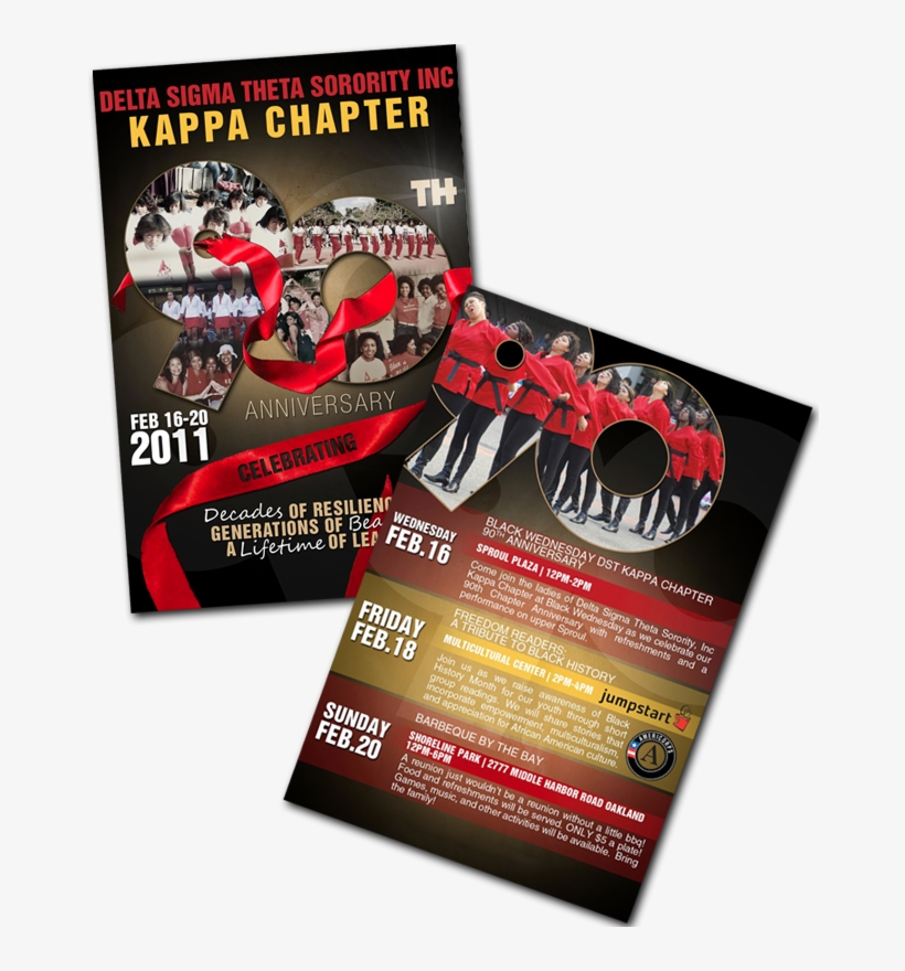 Delta Sigma Theta Sorority, Inc - Flyer - 665x800 PNG Download - PNGkit