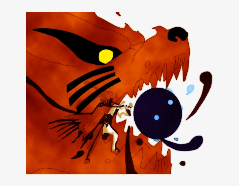 Download Transparent Naruto Kurama Mode Bijuudama - Kurama E Naruto Png ...