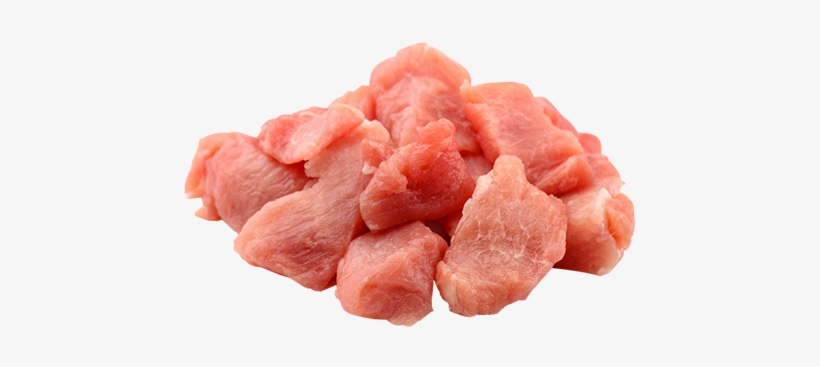Diced Pork - Pork Fat Transparent - 480x370 PNG Download - PNGkit