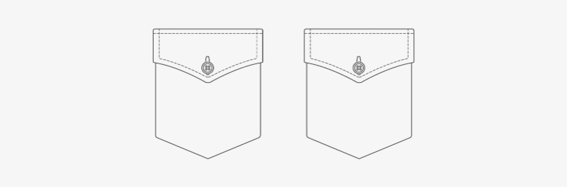 Shirt Pocket Png - Front Shirt Pocket Png - 400x433 PNG Download - PNGkit