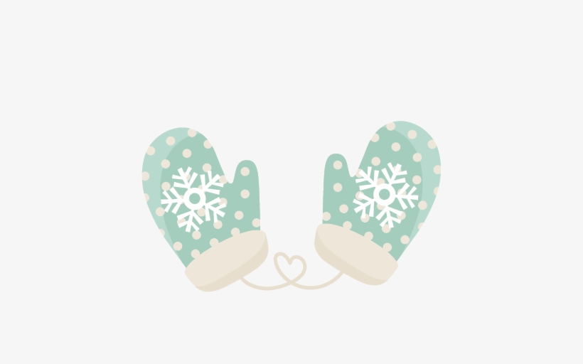 Cute Mittens Svg Scrapbook Title Winter Svg Cut File - Mittens Svg Free ...